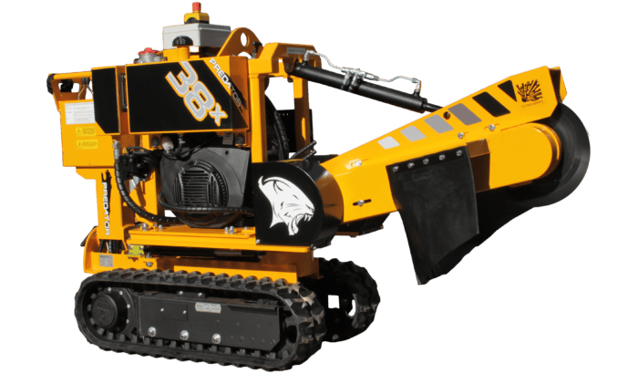 Predator 38X Tracked Manual Stump Grinder - Arblease
