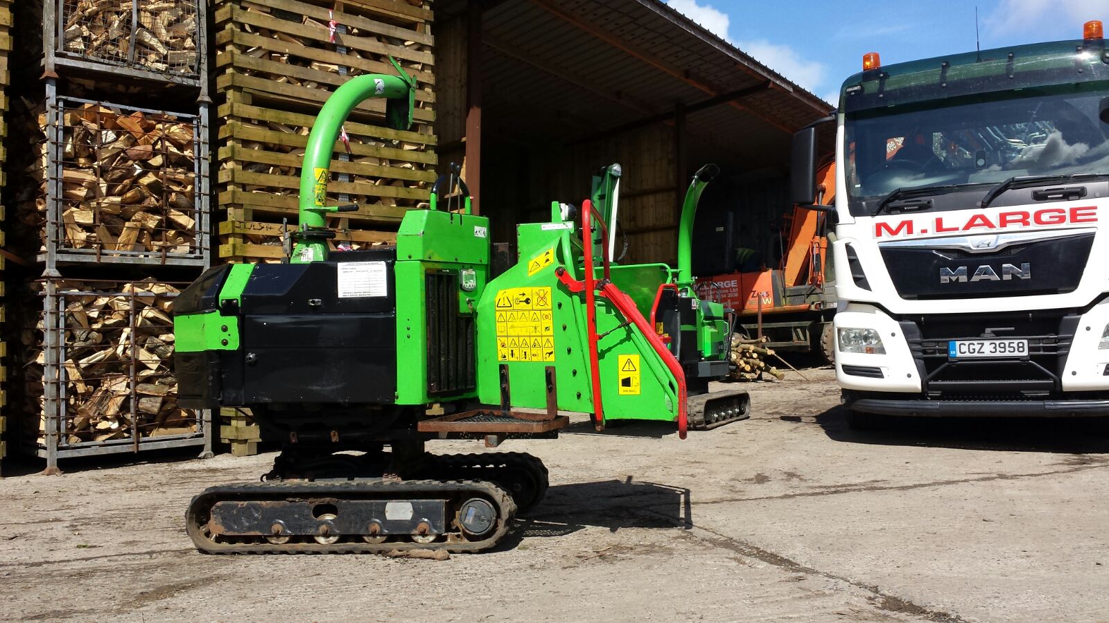 GreenMech Quadtrak 160D Wood Chipper - Arblease