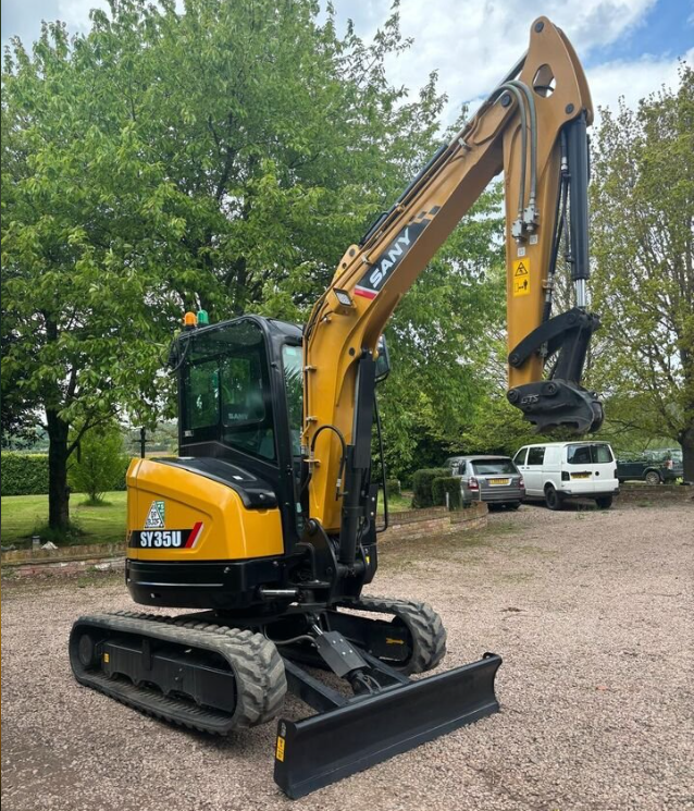 New Sany SY35U Excavator (Midi) 3T- 8T